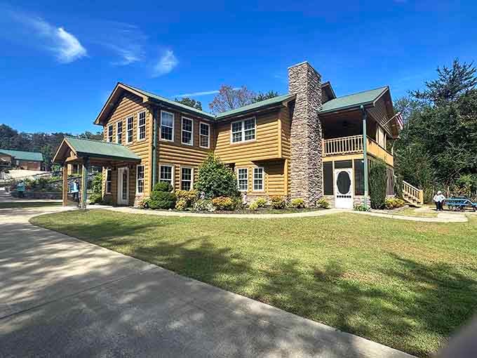 This log home proves that retirement dreams don't need to be downsized—they just need to be relocated to where property taxes won't eat your lunch.