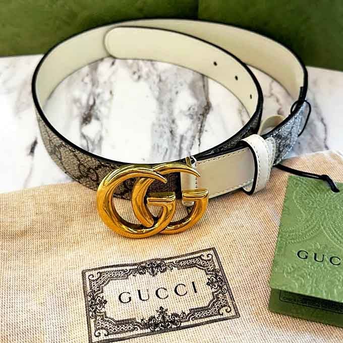 A Gucci belt complete with packaging&mdash;the thrift store equivalent of finding a unicorn. Someone's buyer's remorse becomes your fashion statement.