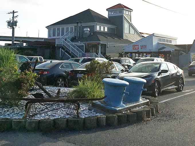 A full parking lot is always a good sign that something delicious is happening inside this establishment.