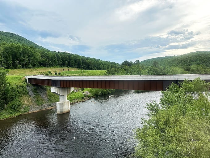 This covered bridge spans the Lehigh with rustic charm that photographers absolutely cannot resist.