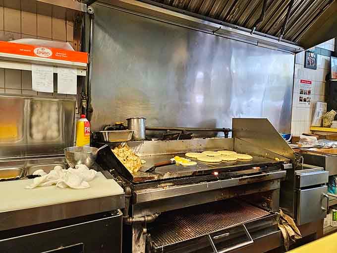 The open kitchen where skilled hands turn simple ingredients into the breakfast of your wildest dreams.