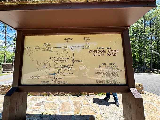 Trail maps that prove you don't need a PhD to navigate, just a sense of adventure and comfortable shoes.