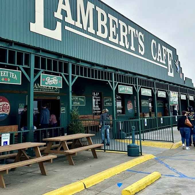 Even the outdoor seating area welcomes hungry travelers looking for their next great food adventure story.