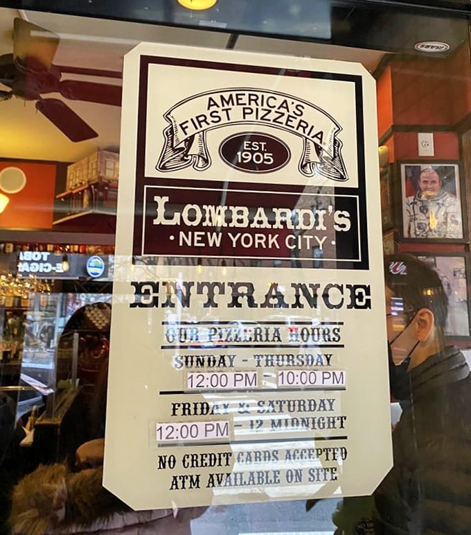 Cash only, ATM available &ndash; some traditions are worth keeping, even in our plastic-card-swiping modern world.