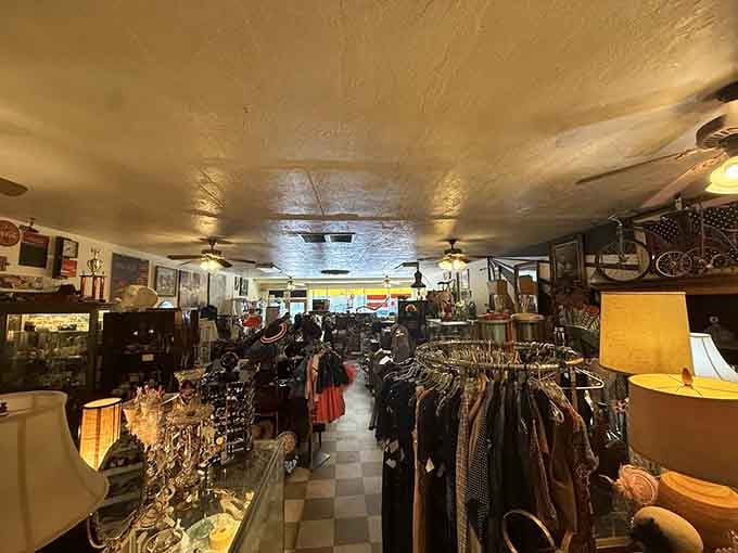Beyond the diner lies a treasure trove of vintage finds that'll have you browsing long after your meal ends.