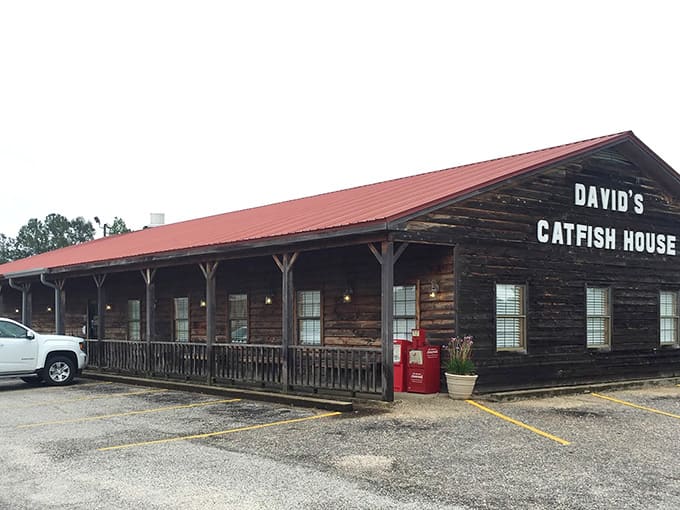 David's Catfish House sits ready to serve up Southern seafood in rustic surroundings that feel authentically Alabama.