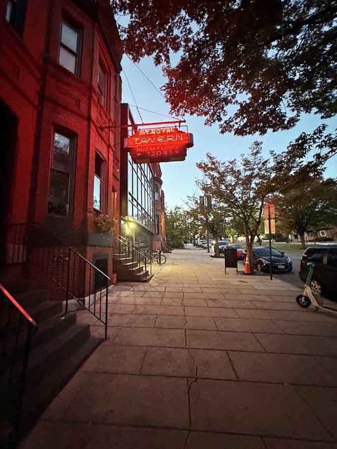 As dusk settles over Baltimore, that glowing sign becomes a beacon for anyone seeking authentic neighborhood charm and character.