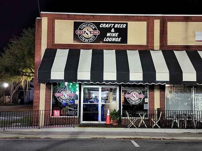 Craft beer and wine in a cozy spot where conversation doesn't require shouting over bass-heavy music.