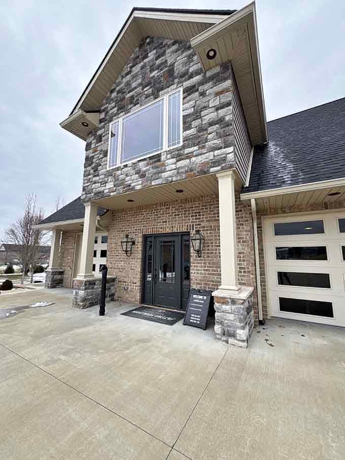 The exterior looks surprisingly normal for a place housing nightmares, like a wolf in sheep's clothing with better architecture.