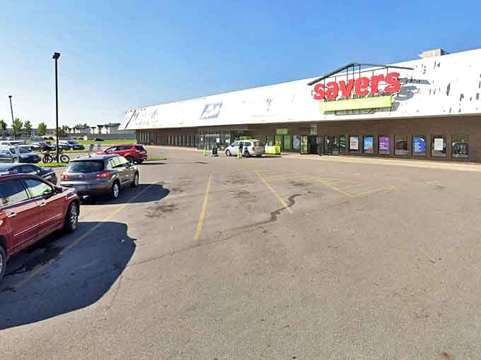 The parking lot fills with treasure hunters from all walks of life, united by the universal thrill of the secondhand score.