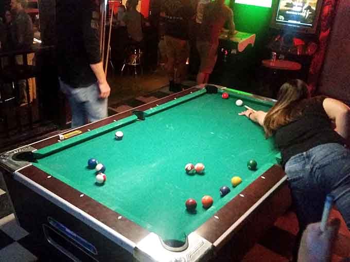 Pool tables have settled more friendly debates than any judge, and this one's seen its fair share already.