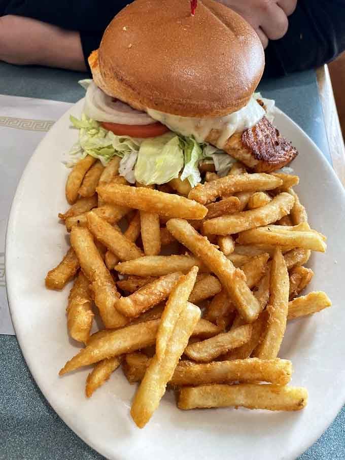 The perfect burger-fries combo &ndash; a timeless American classic that never needed reinventing, just perfecting.