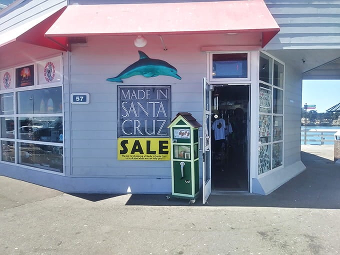 Made In Santa Cruz celebrates local pride with a dolphin logo, because of course it does.