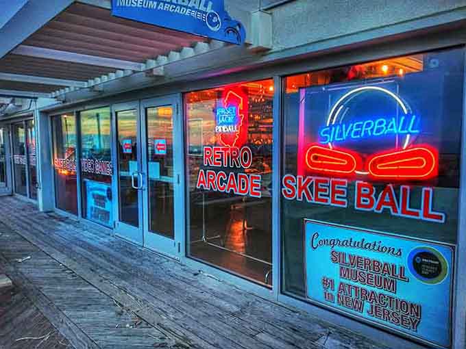 Those neon lights glow like beacons calling pinball pilgrims home to their happy place at last.