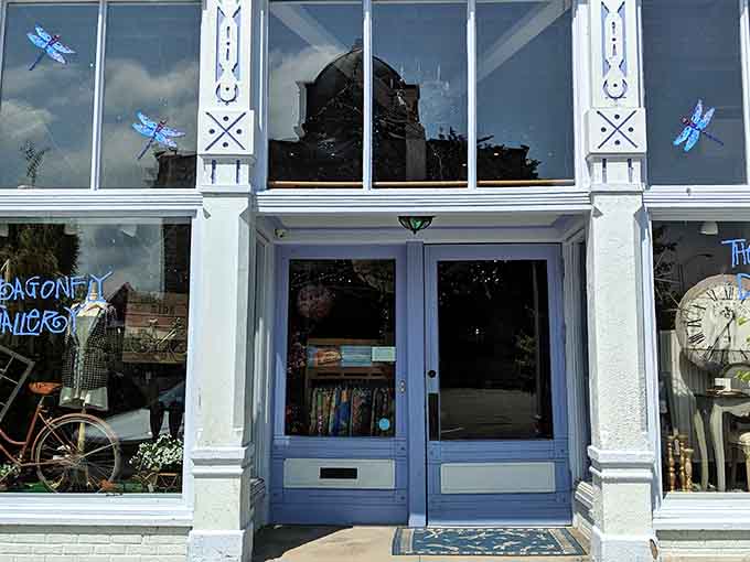 The Dragonfly Gallery showcases local artists and craftspeople, proving small towns have serious creative talent hiding everywhere.