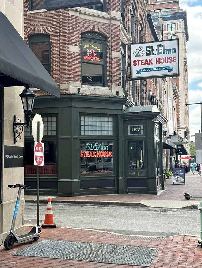 The corner location on South Illinois Street stands proud, a downtown Indianapolis landmark that's earned every bit of fame.