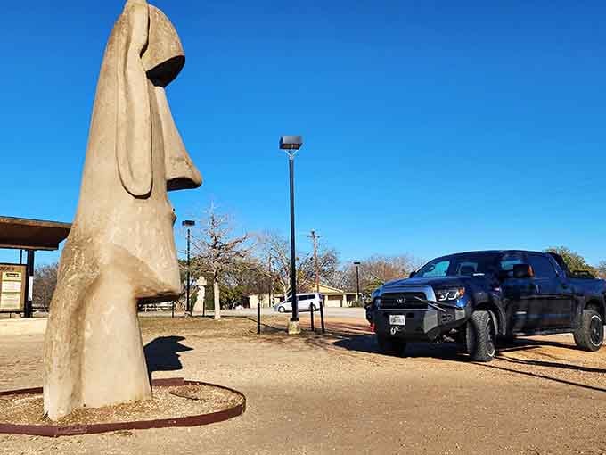 The weathered patina on these constructed stones adds character that would make actual ancient monuments slightly jealous.