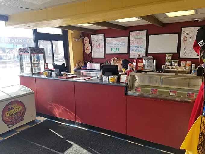 The counter where dreams are ordered and hungry anticipation builds with each passing minute.