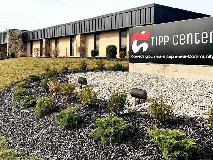 Business center showing that Tipp City means business about supporting local entrepreneurs, just with better curb appeal than most.