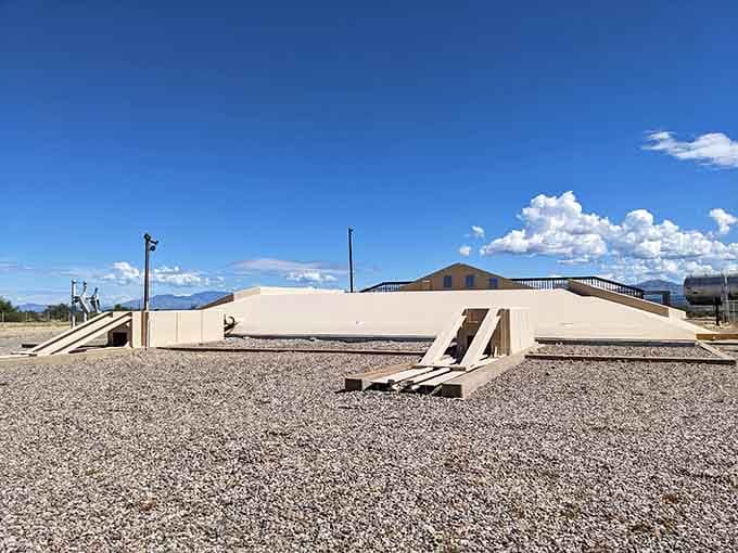 Those massive silo doors once protected a missile that could reach halfway around the world in 30 minutes flat.