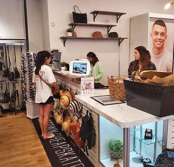 The checkout counter where dreams come true and wallets breathe sighs of relief instead of gasping in horror.