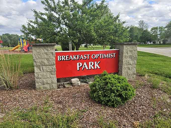 A park named for breakfast optimists sounds exactly like the kind of wholesome enthusiasm Ohio does best.