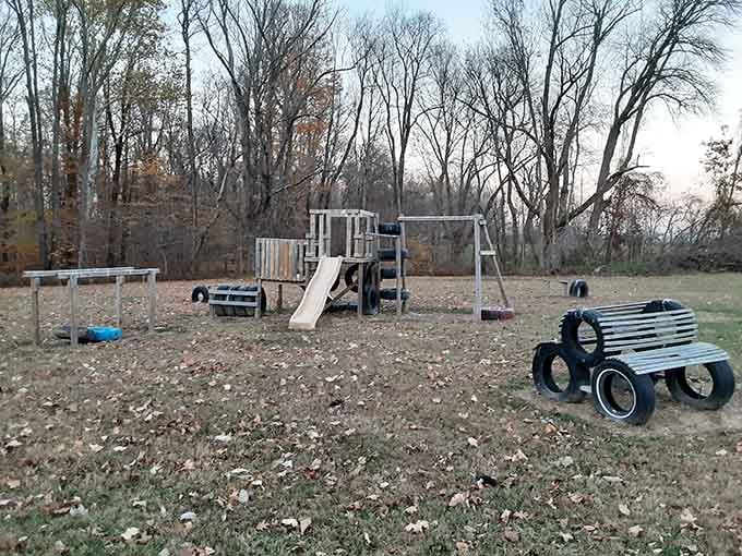Small-town playgrounds might be simple, but they've launched a thousand childhood memories just like the fancy ones.