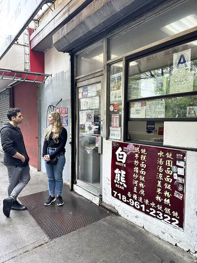 Even the line outside is part of the experience, building anticipation for what's coming next.