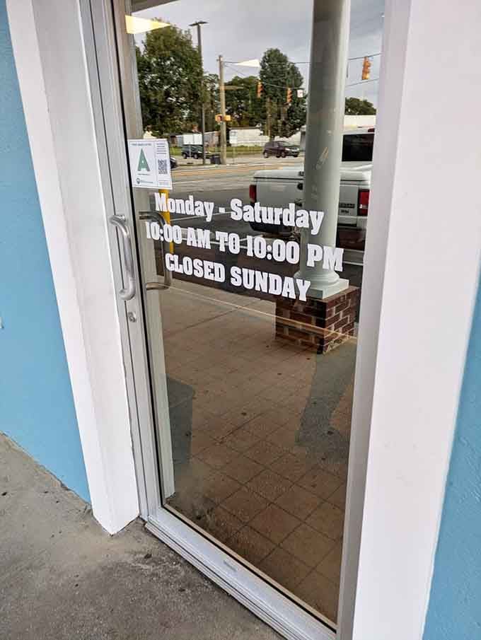 Open Monday through Saturday, closed Sundays, because even perfection needs a day off to recharge occasionally.