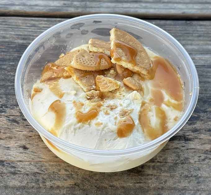 Banana pudding that makes you wonder why you ever wasted stomach space on the main course. Sweet, creamy nostalgia in every spoonful.