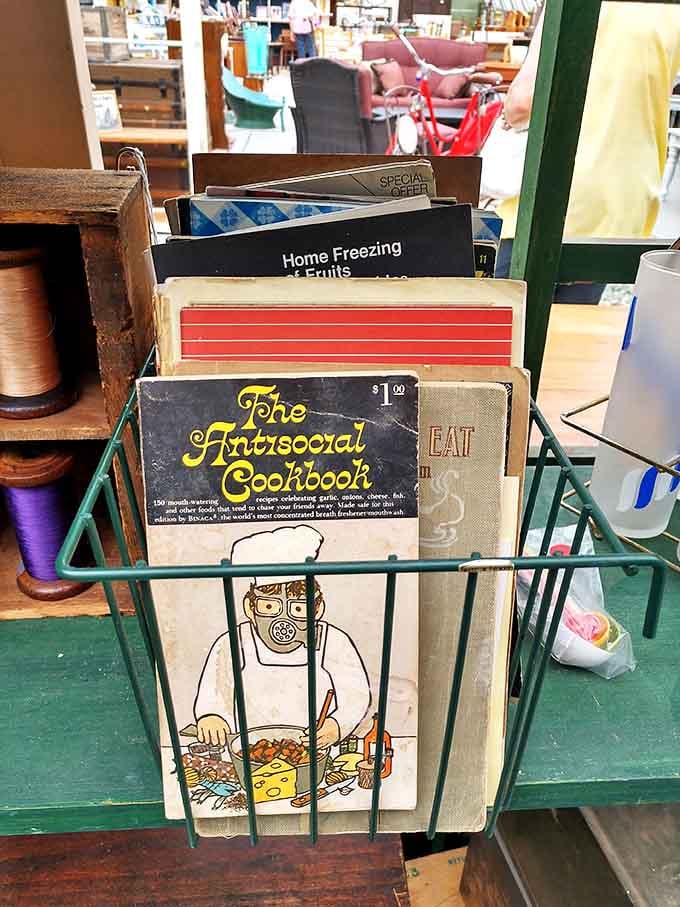 The Antisocial Cookbook for just $1? Worth it for the title alone. Vintage cookbooks: where forgotten recipes and unintentional comedy meet.