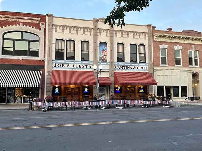 Joe's Fiesta Cantina & Grill brings vibrant Mexican flavors to historic downtown, proving that cultural fusion has been Pendleton's specialty for generations.