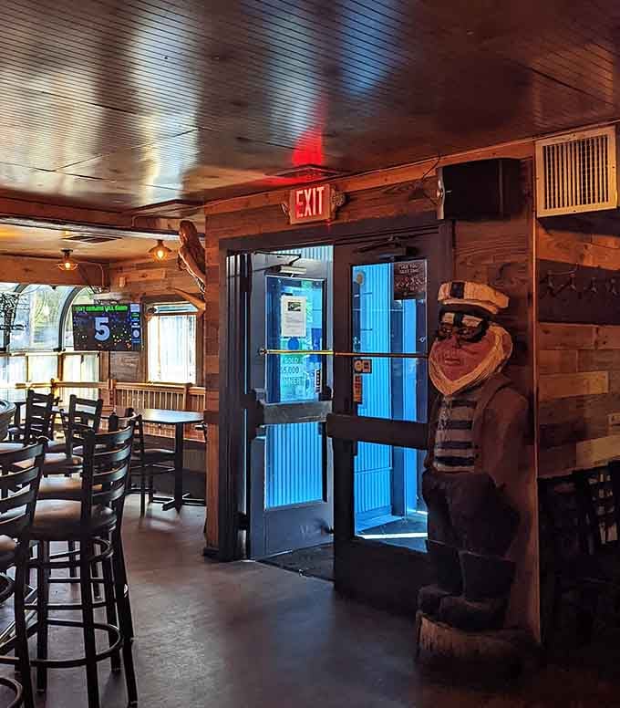 The exit view that nobody wants to see because leaving this place always feels way too soon.