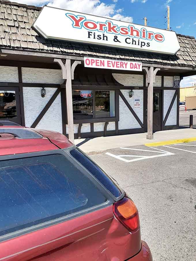 From this angle, Yorkshire's charming exterior looks like it was plucked from a British countryside and dropped into Denver&mdash;a fish out of water that's perfectly at home.