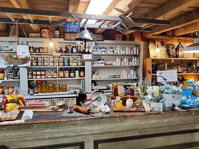 The "general store" section lives up to its name with shelves of curiosities that make modern convenience stores seem soullessly efficient by comparison.