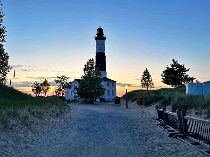 The Big Sable Point Lighthouse stands like Michigan's version of a supermodel&mdash;tall, striking, and impossible to take a bad photo of.