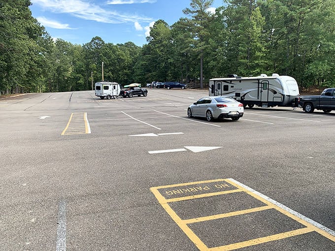 The parking lot might be ordinary, but what visitors take home could be extraordinary. Adventure begins with the turn of an ignition key.