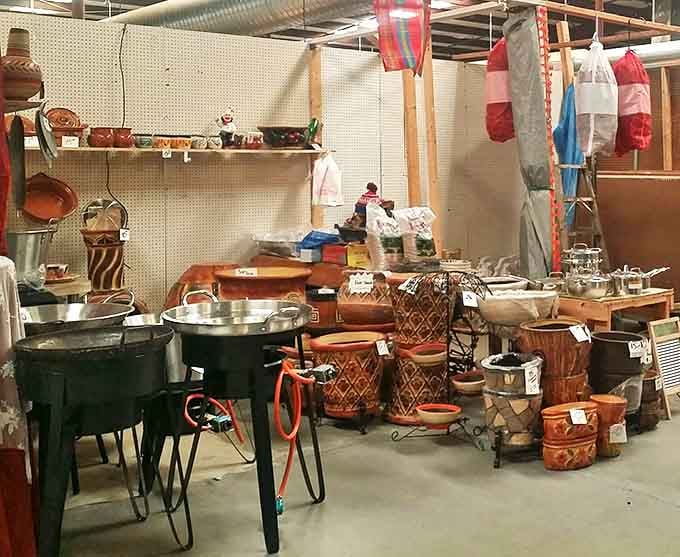 Garden pots and planters await their earthy destinies. These aren't just containers&mdash;they're future homes for the plants you promise not to kill this time.