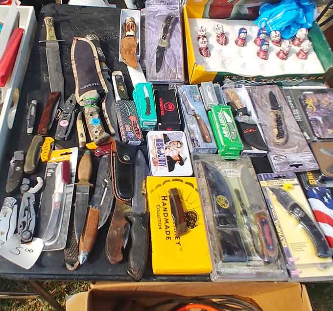 Knife enthusiasts find their happy place amid this blade bonanza. From practical hunting knives to collector's pieces, sharp deals abound.