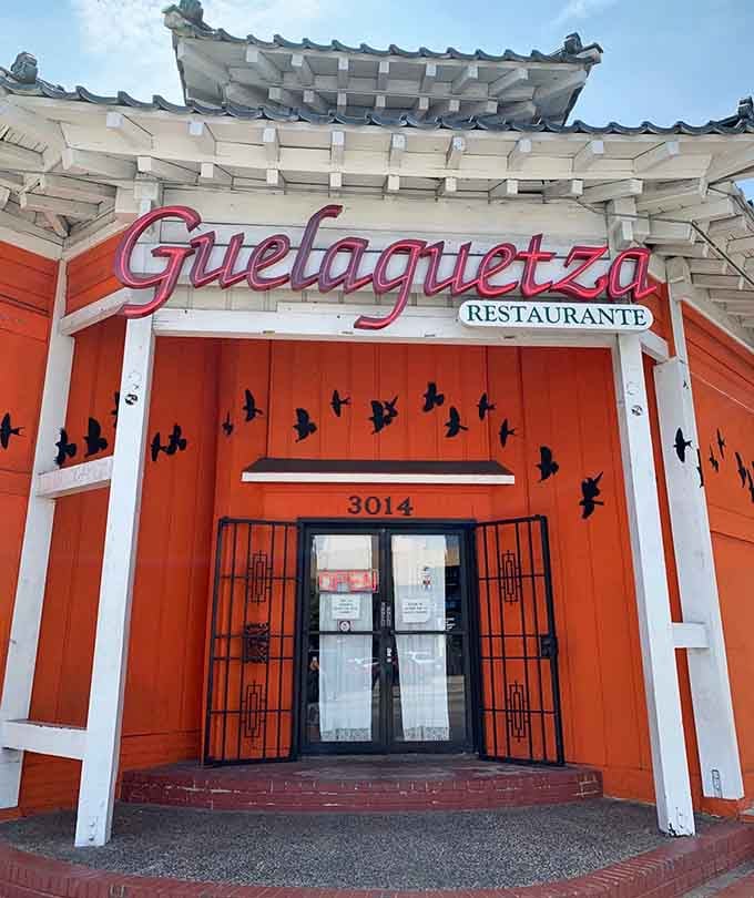 Vibrant orange walls and decorative birds announce Oaxacan flavors that go way beyond your typical Mexican restaurant experience.