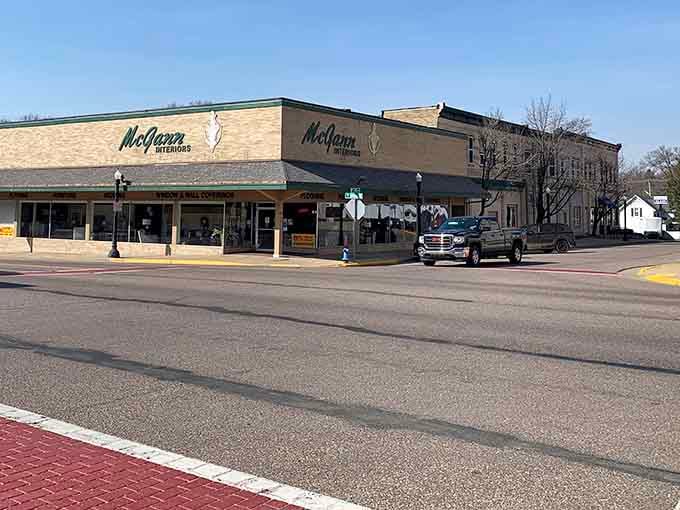 McGann Furniture anchors downtown with solid presence, serving generations of families who know quality when they sit on it.