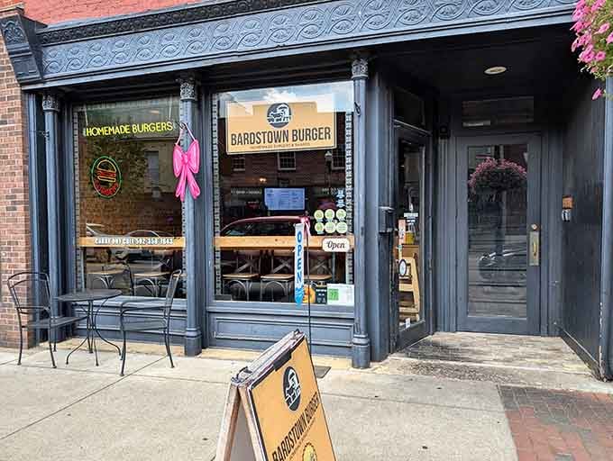 Homemade burgers in bourbon country hit different, especially when you're supporting local businesses doing it right.