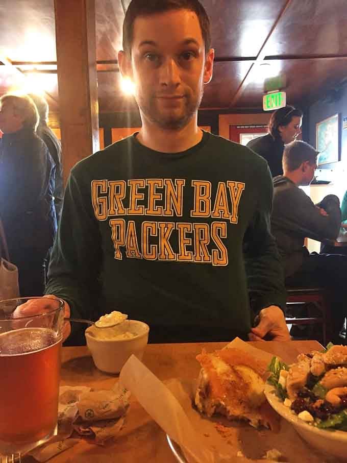 That expression says it all: equal parts excitement, intimidation, and the dawning realization of what he's gotten himself into.