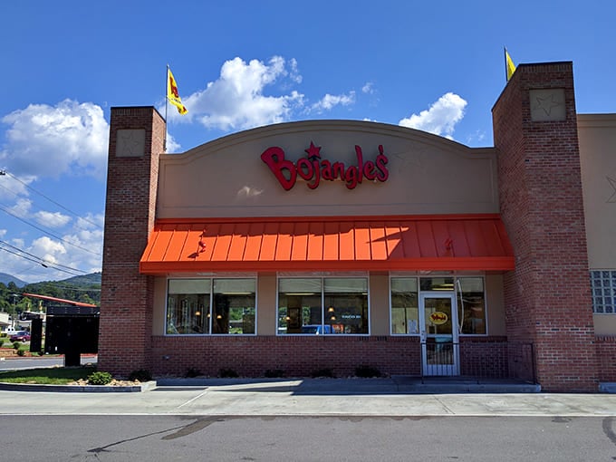 Even chain restaurants like Bojangles take on a hometown feel in Erwin, nestled against the mountain backdrop. Sometimes comfort food is exactly what the journey calls for.