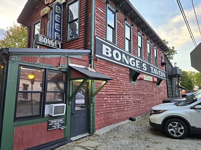 The parking lot tells the story: nice cars from miles away, all here for something truly special and worth it.