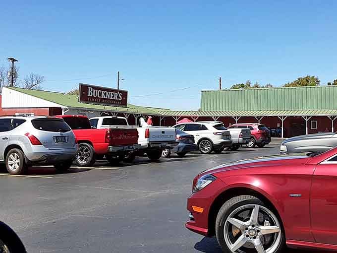 A full parking lot at lunchtime is the universal sign you've found something special worth the drive.