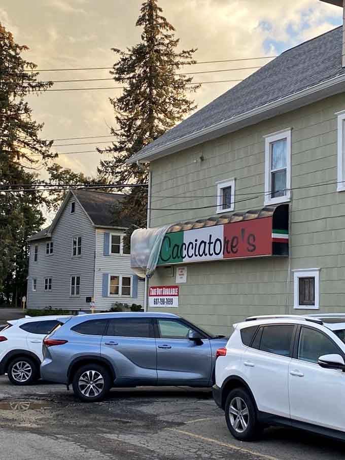 A full parking lot is always a good sign, proof that locals know exactly where to find exceptional Italian food.