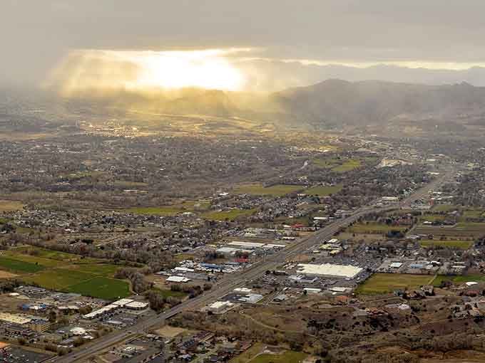 From up here, affordable living looks even better when it comes with mountain views included free.