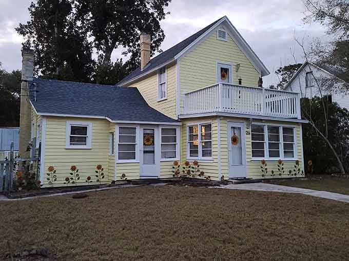 Sunshine frame this historic building where spiritual seekers have gathered for over a century.
