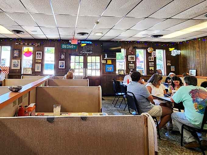 The dining room buzzing with happy customers who've discovered what locals have known all along about this place.